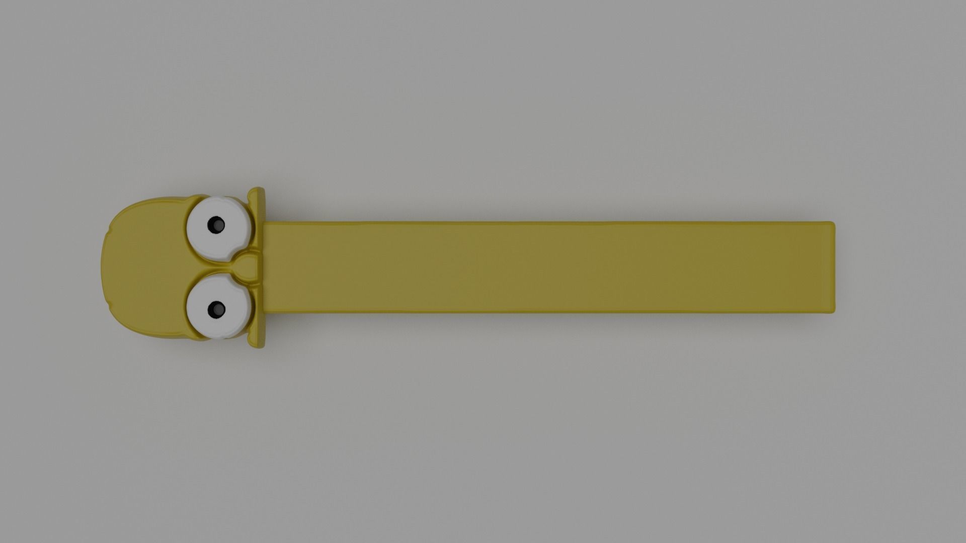 Homer Simpson Bookmark 3D model 3D printable | CGTrader