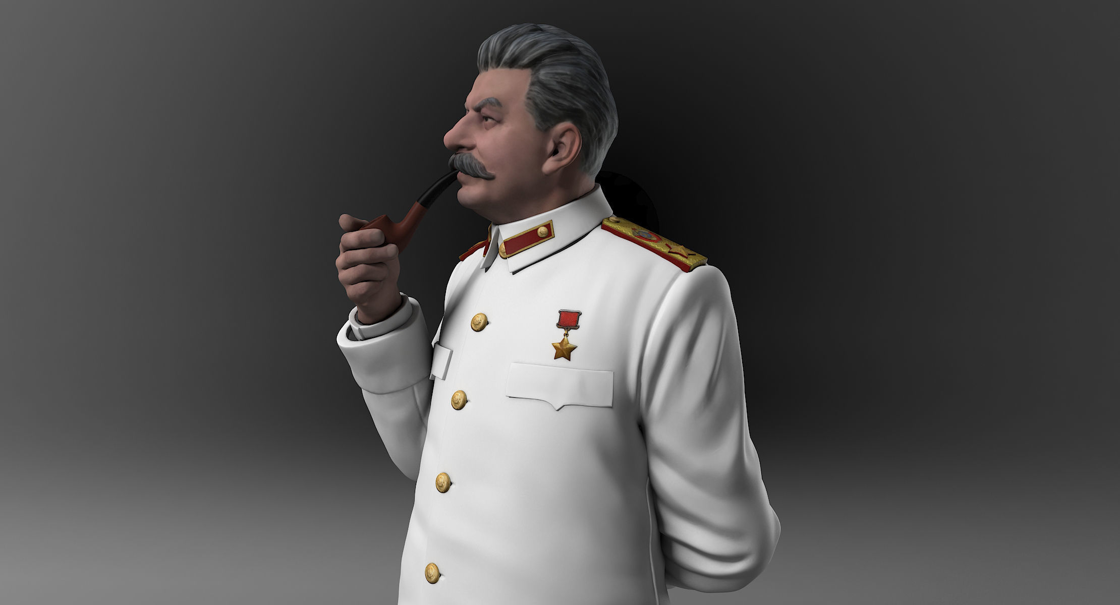 Stalin Figurine 3D model 3D printable | CGTrader