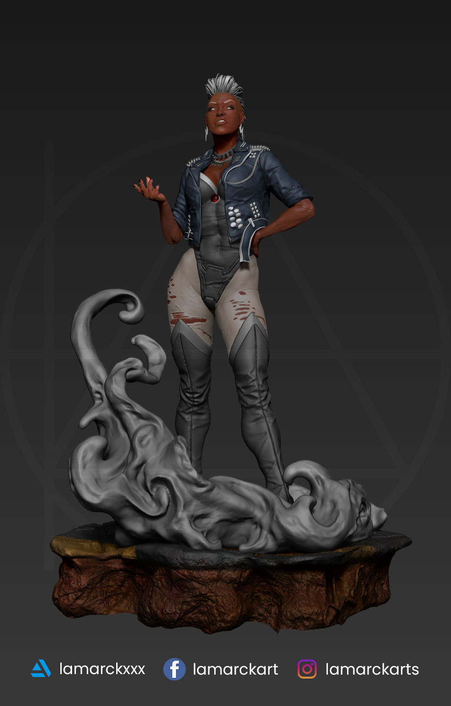 Punk Storm - FanArt 3D model 3D printable | CGTrader