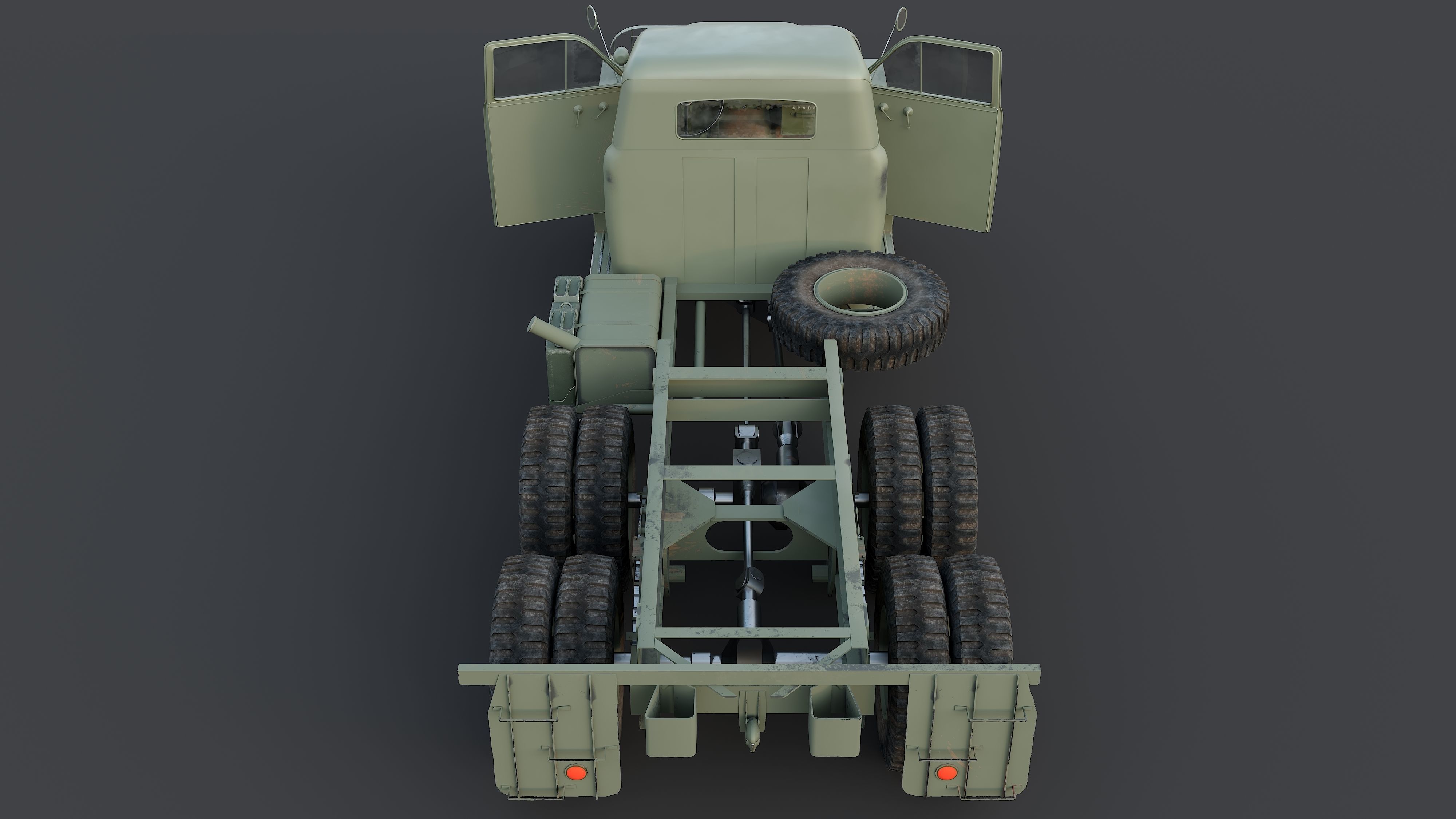 3D model Studebaker US6 military truck us army VR / AR / low-poly | CGTrader