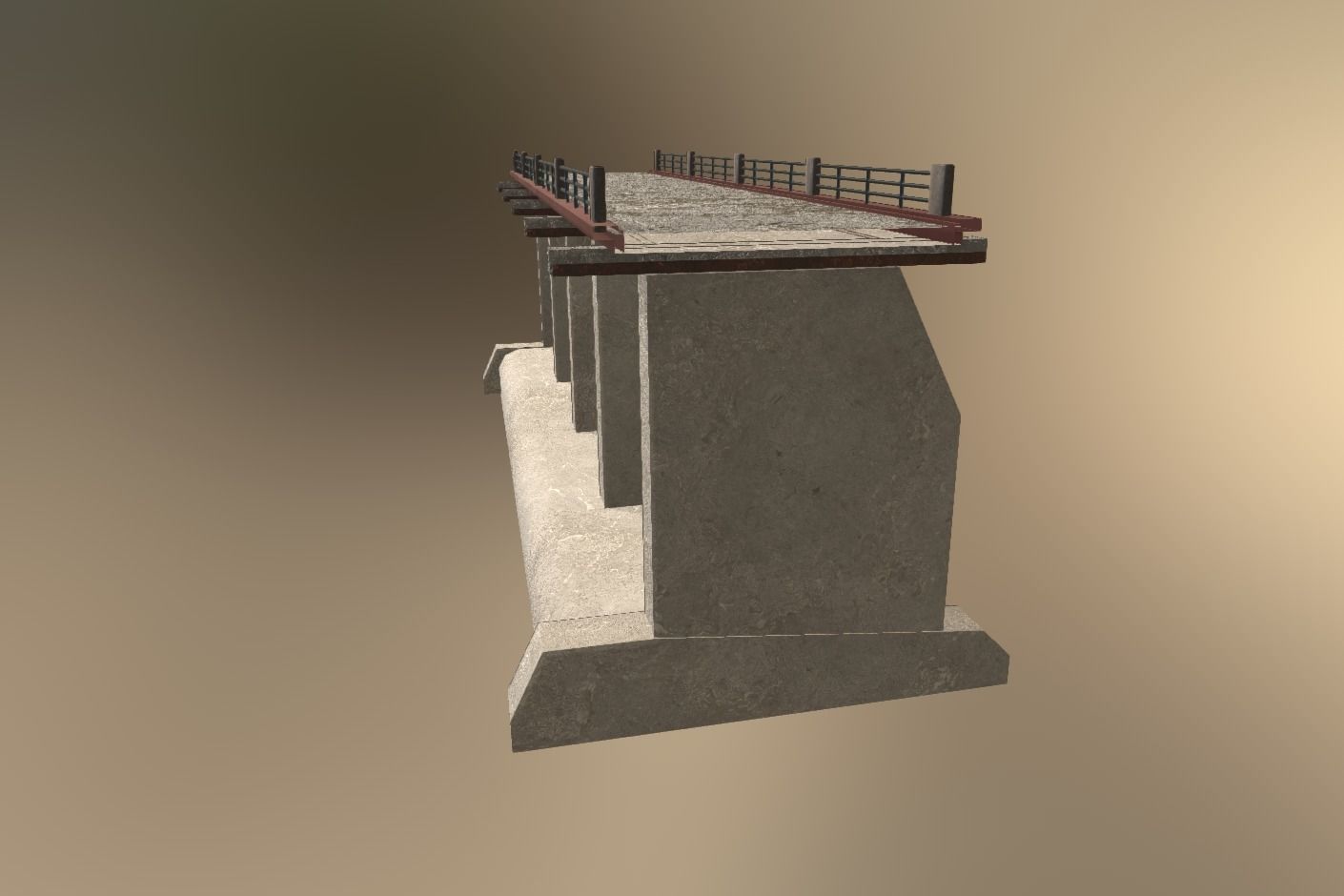 3D model Weir game ready PBR VR / AR / low-poly | CGTrader