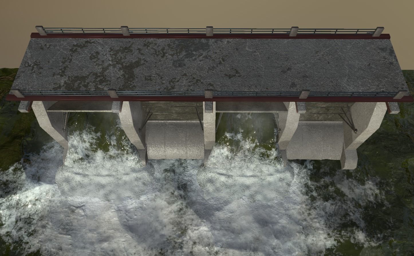 3D model Weir game ready PBR VR / AR / low-poly | CGTrader