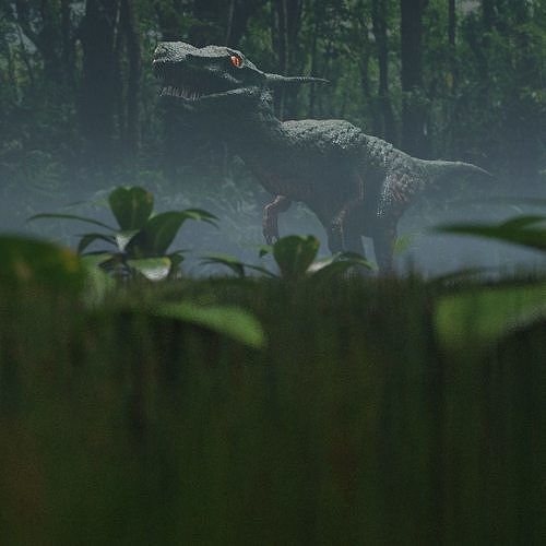 TRI reptile dinosaur 3D model animated rigged | CGTrader