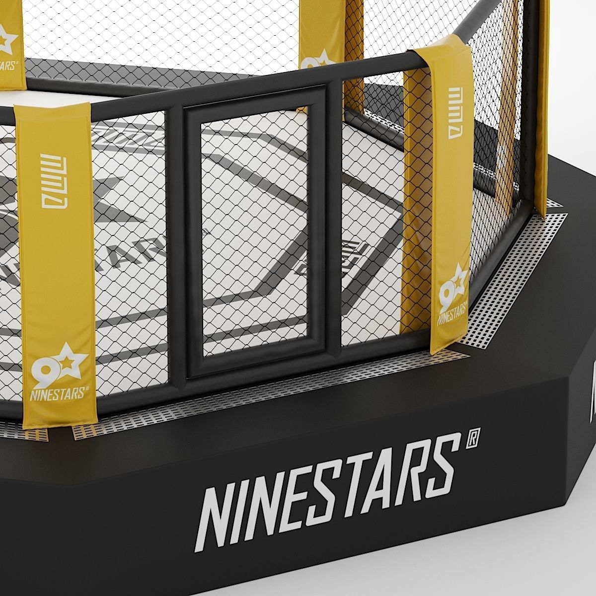 MMA arena octagon 3D model | CGTrader