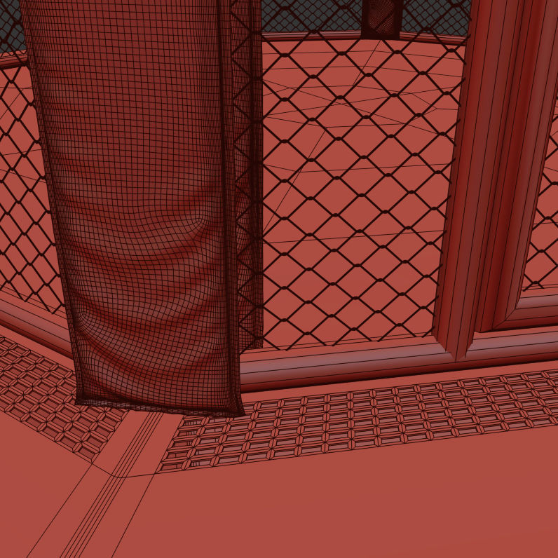 MMA arena octagon 3D model | CGTrader