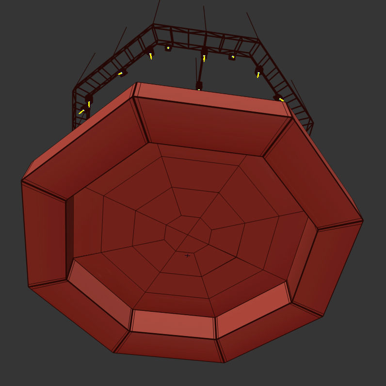 MMA arena octagon 3D model | CGTrader