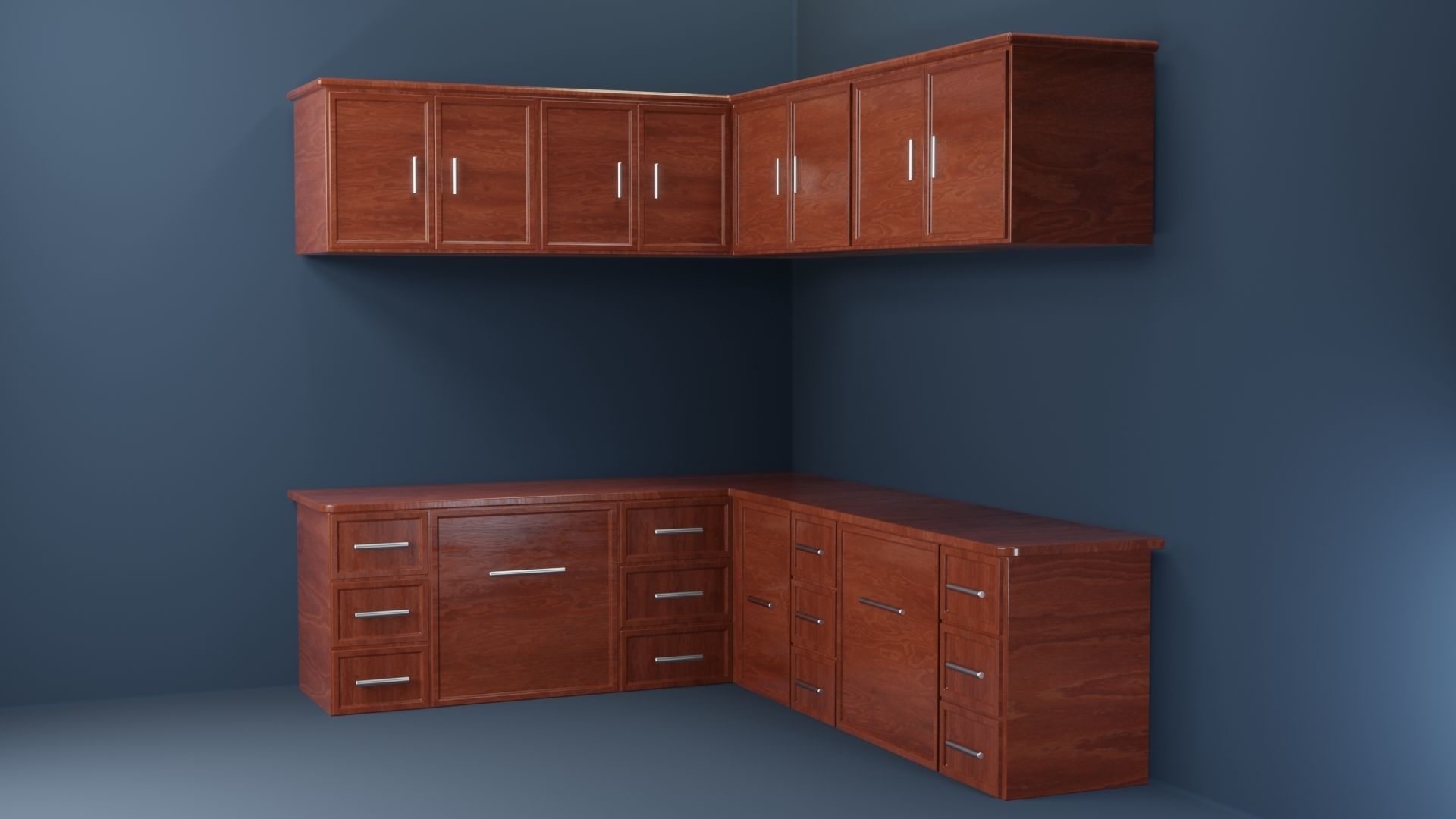 Kitchen Cabinet free 3D model | CGTrader