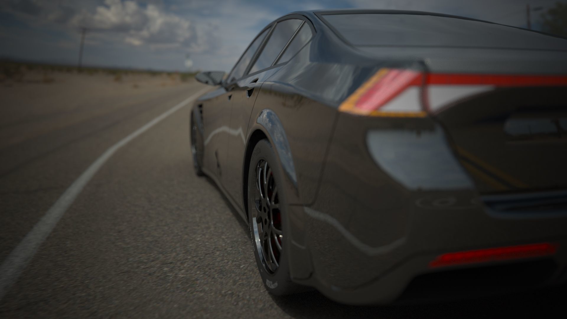 Notchback Sedan Automobile Exterior Design 3D model | CGTrader