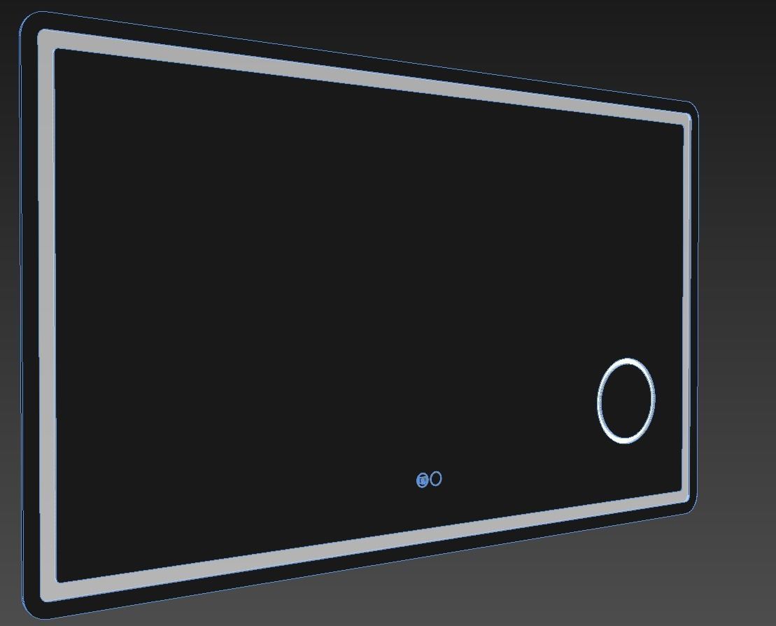 Deejay LED Mirror 1200 x 700 mm 3D model | CGTrader