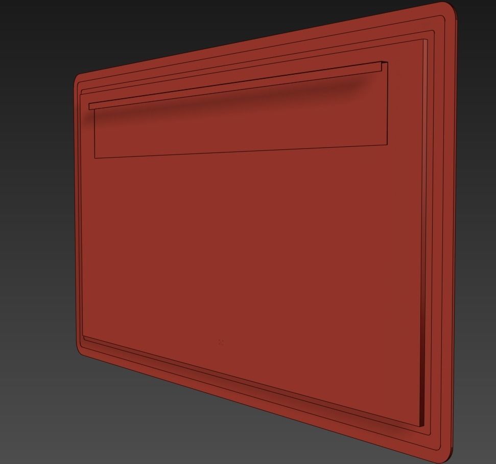Deejay LED Mirror 1200 x 700 mm 3D model | CGTrader