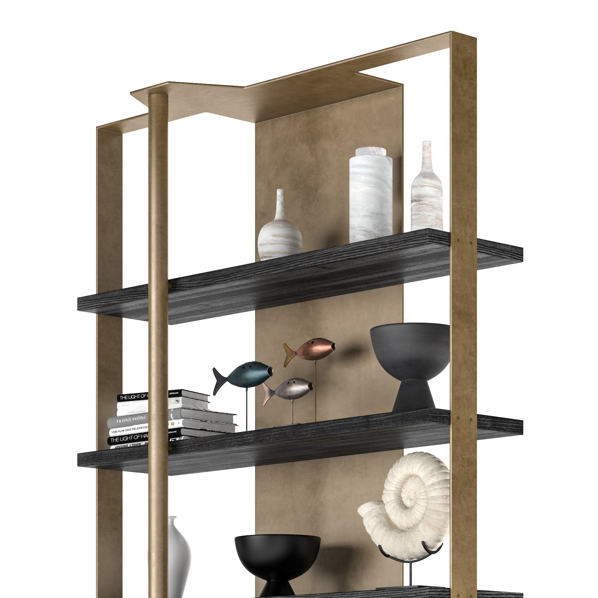 Caste Holt bookcase 3D model | CGTrader