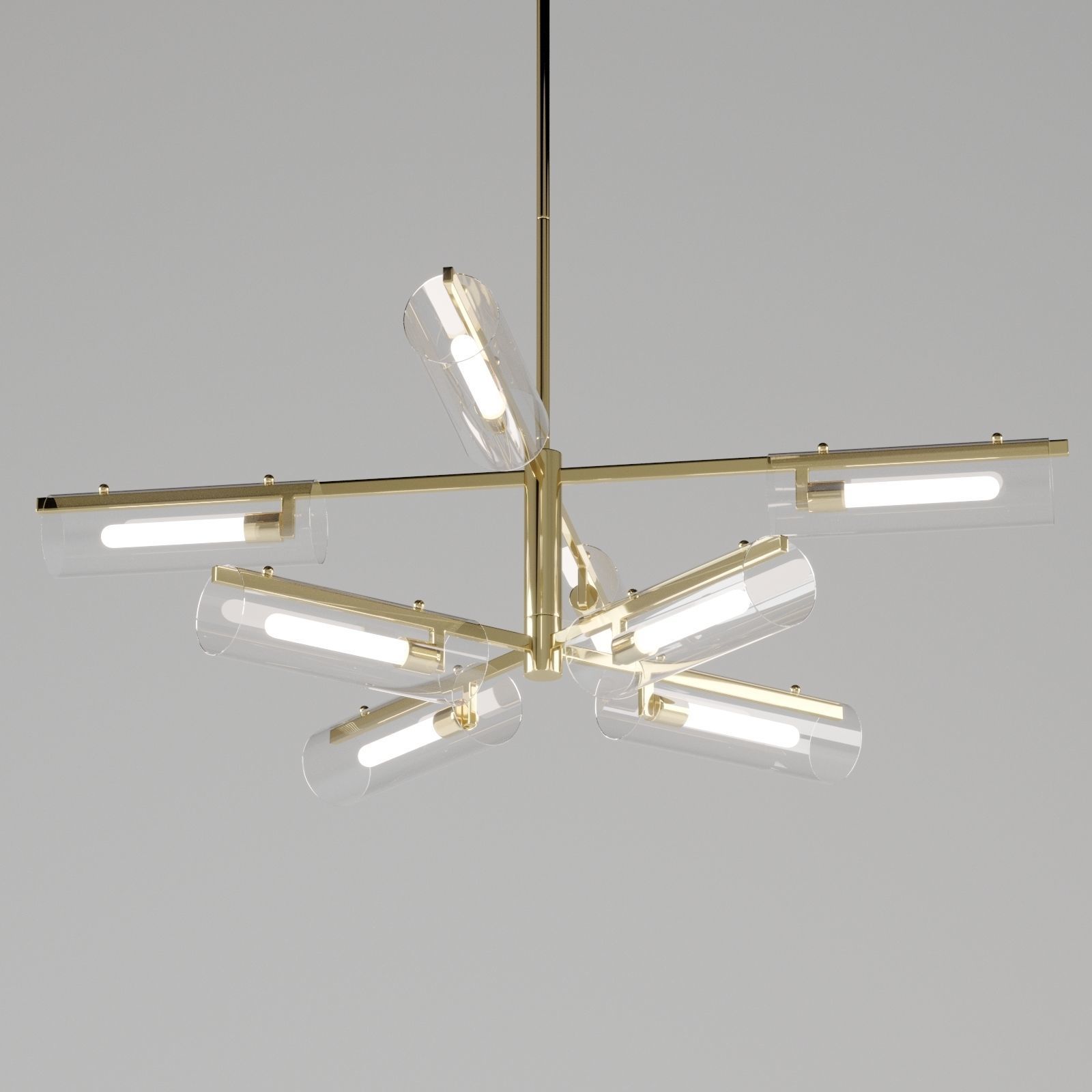 Ariel 8 light Chandelier by mitzi 3D model | CGTrader