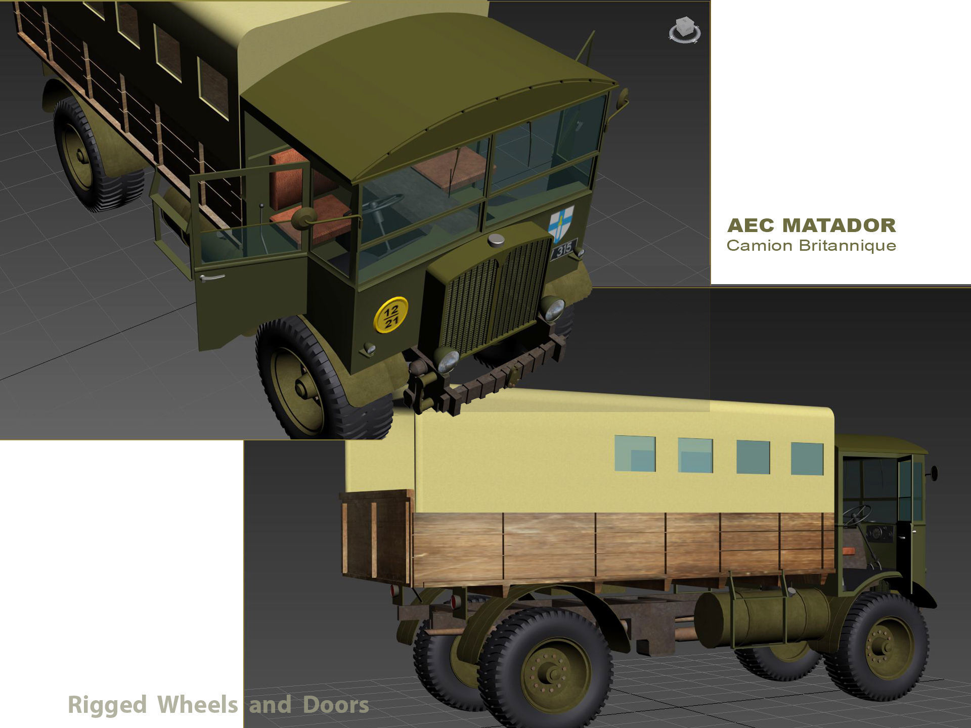 AEC Matador 3D model rigged | CGTrader