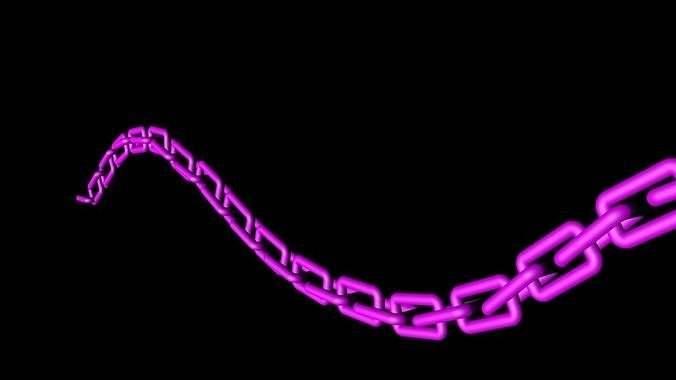 purplechain background with object in foreground free 3D model | CGTrader