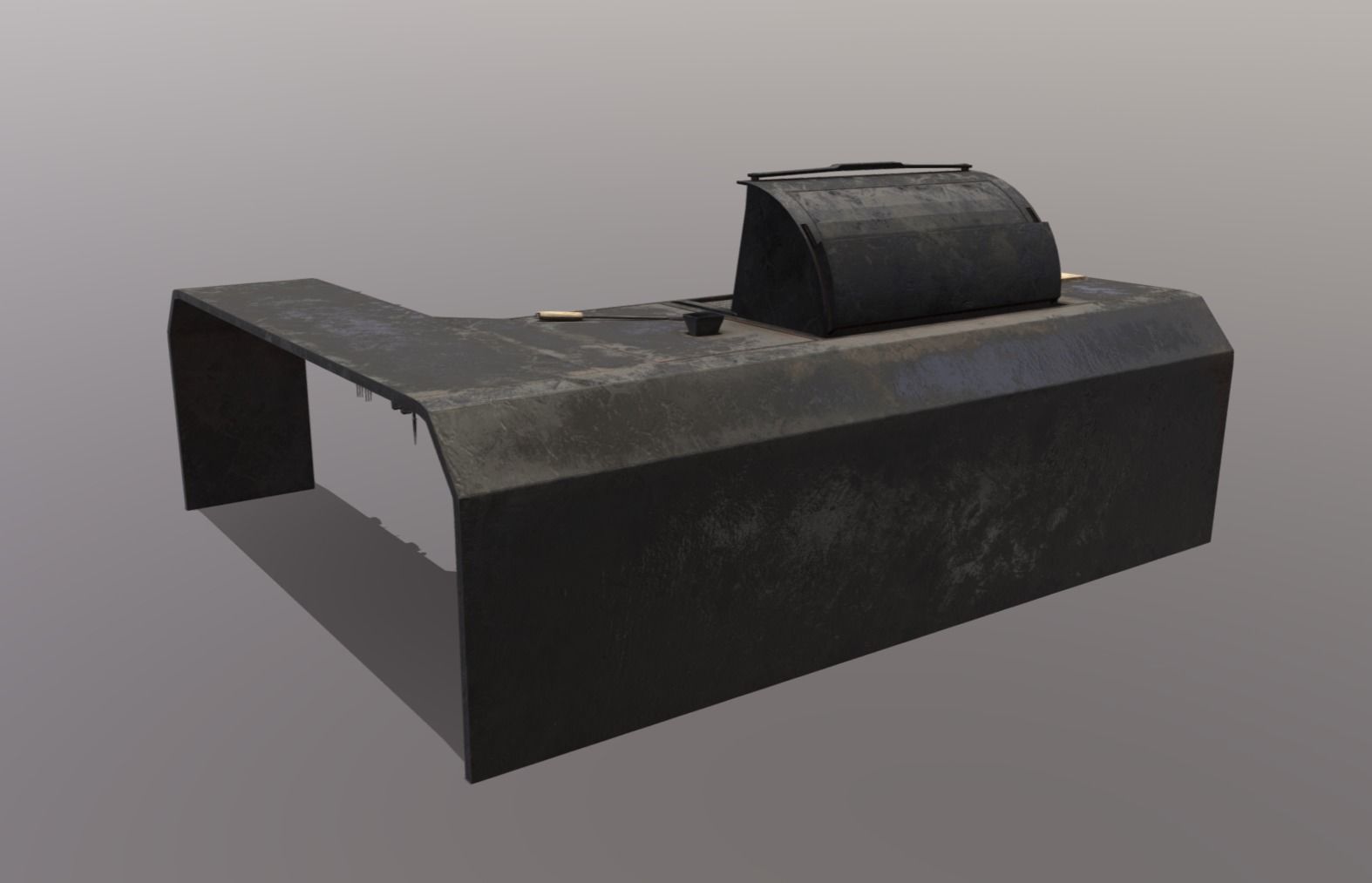 3D model Scifi Barbecue Grill VR / AR / low-poly | CGTrader