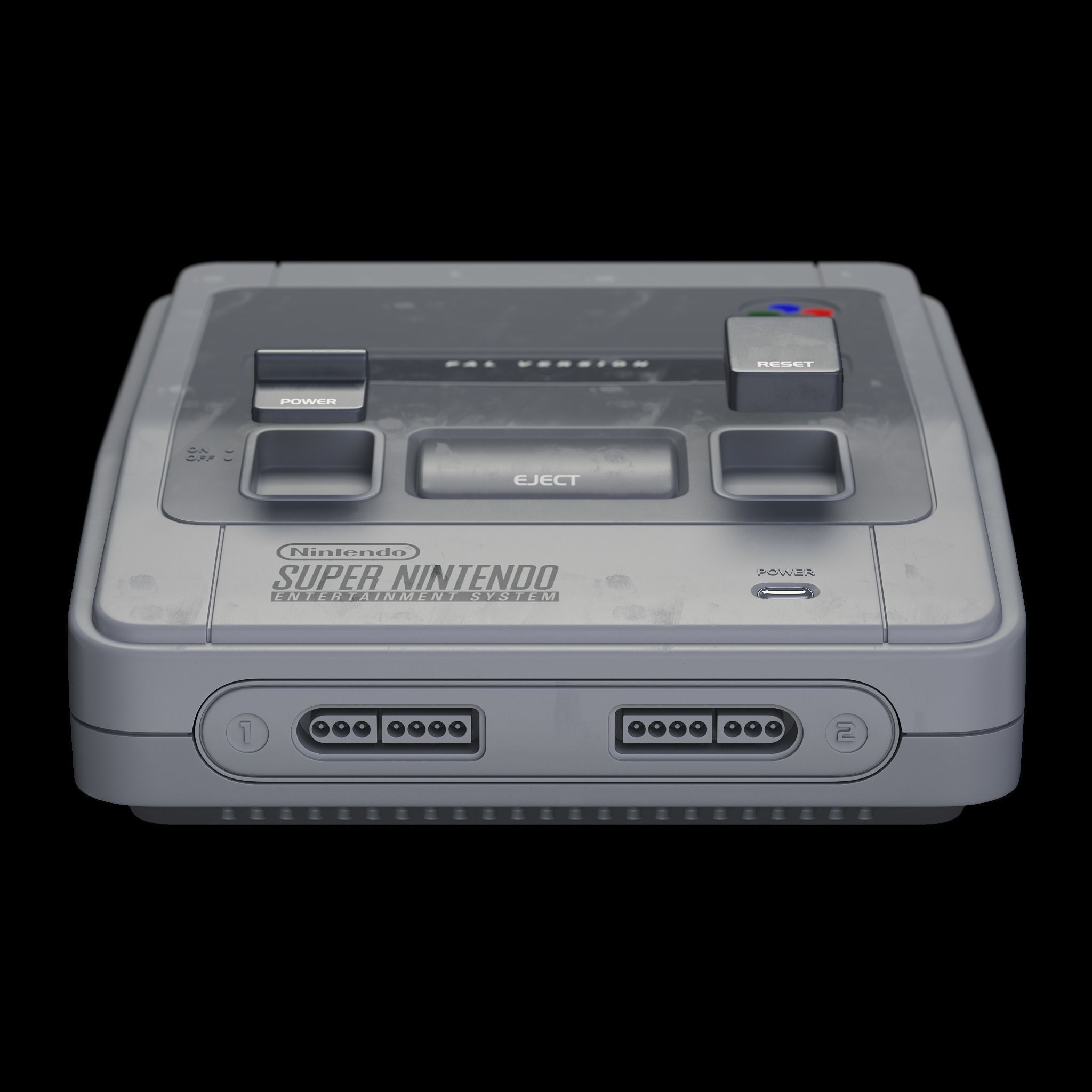 Super Nintendo Console 3D model | CGTrader