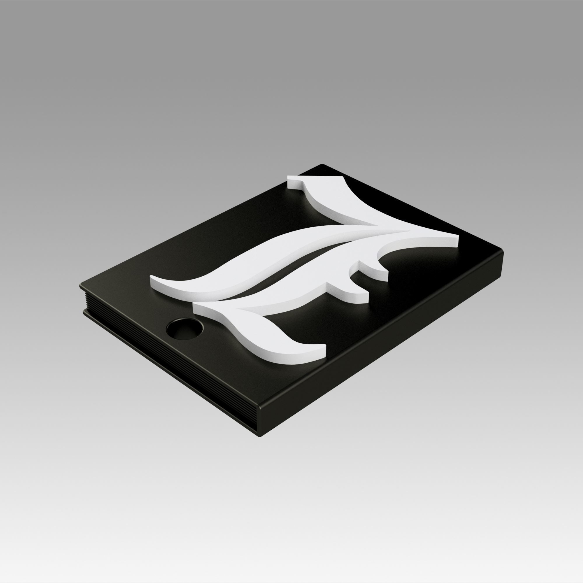 Death note logo pendant suspension Neck props 3D model 3D printable ...