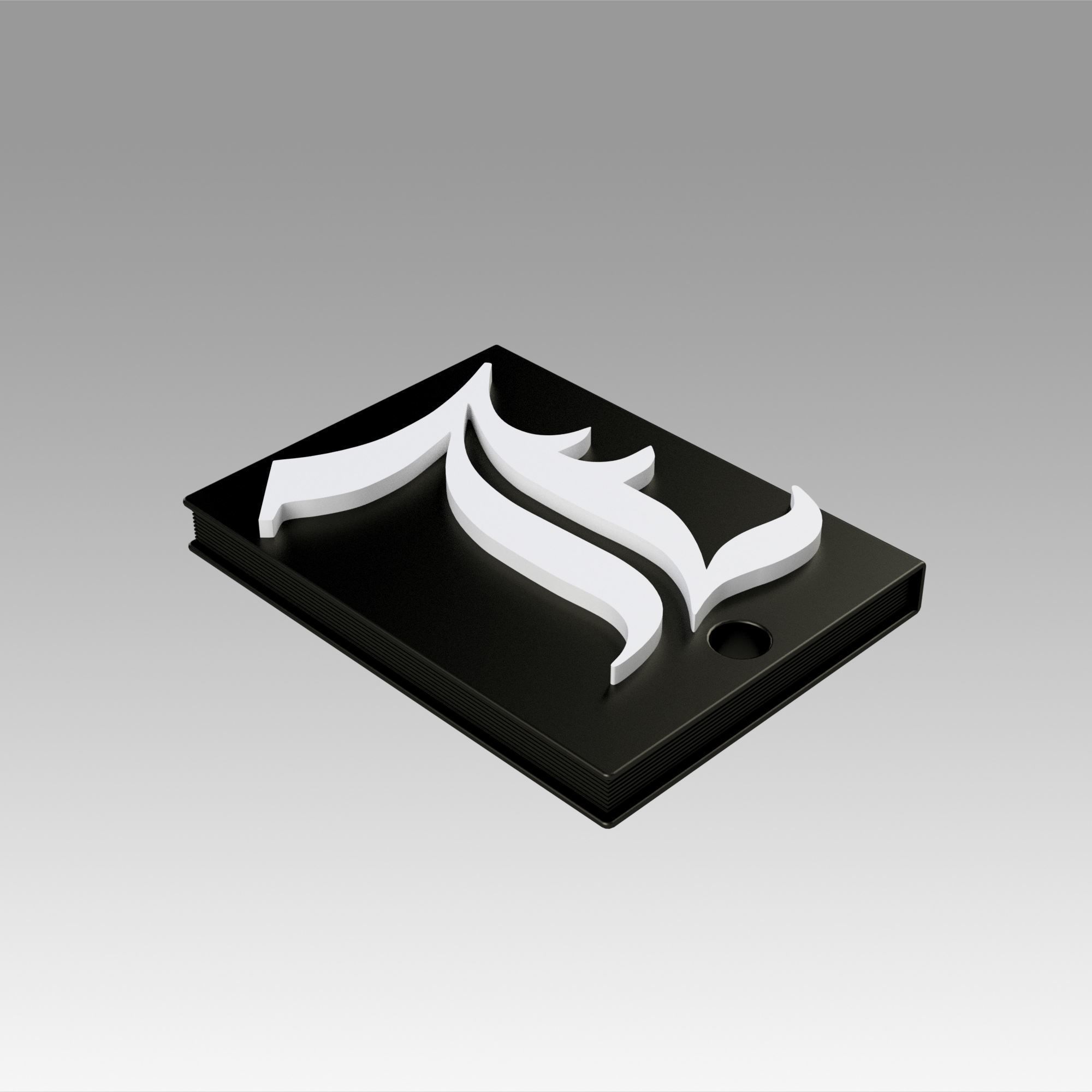 Death note logo pendant suspension Neck props 3D model 3D printable ...