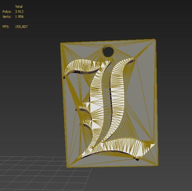 Death note logo pendant suspension Neck props 3D model 3D printable ...