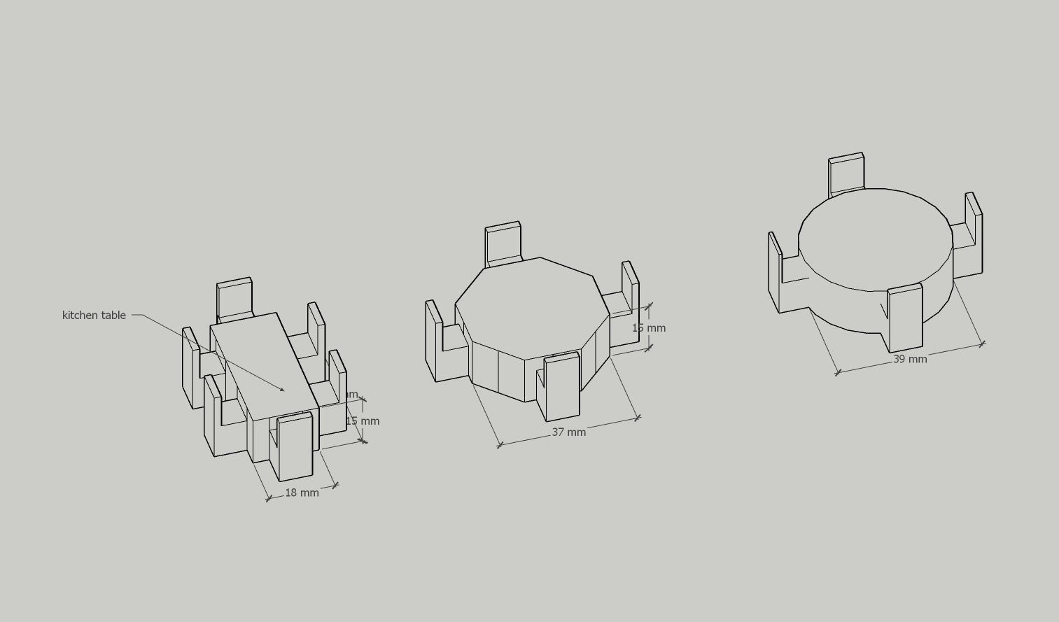 1 100 AND 1 50 SCALE ARCHITECTURE FURNITURE 3D model 3D printable ...