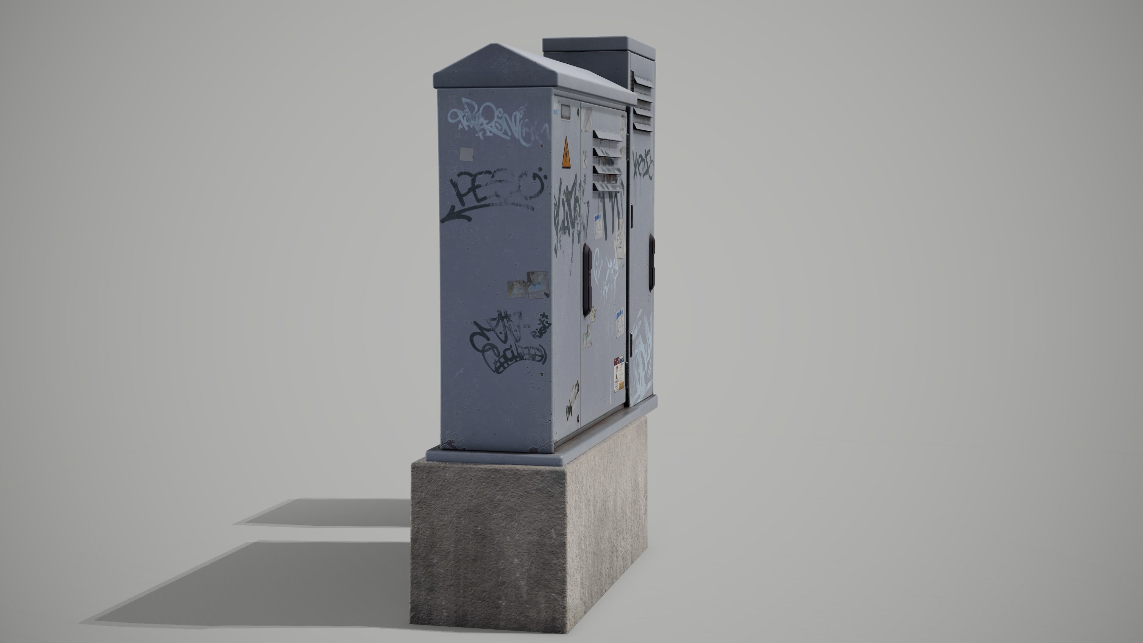 3D model Street Fuse Box VR / AR / low-poly | CGTrader