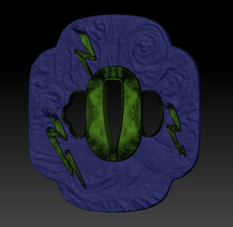 Tsuba ghost of tsushima fan art 3D model 3D printable | CGTrader