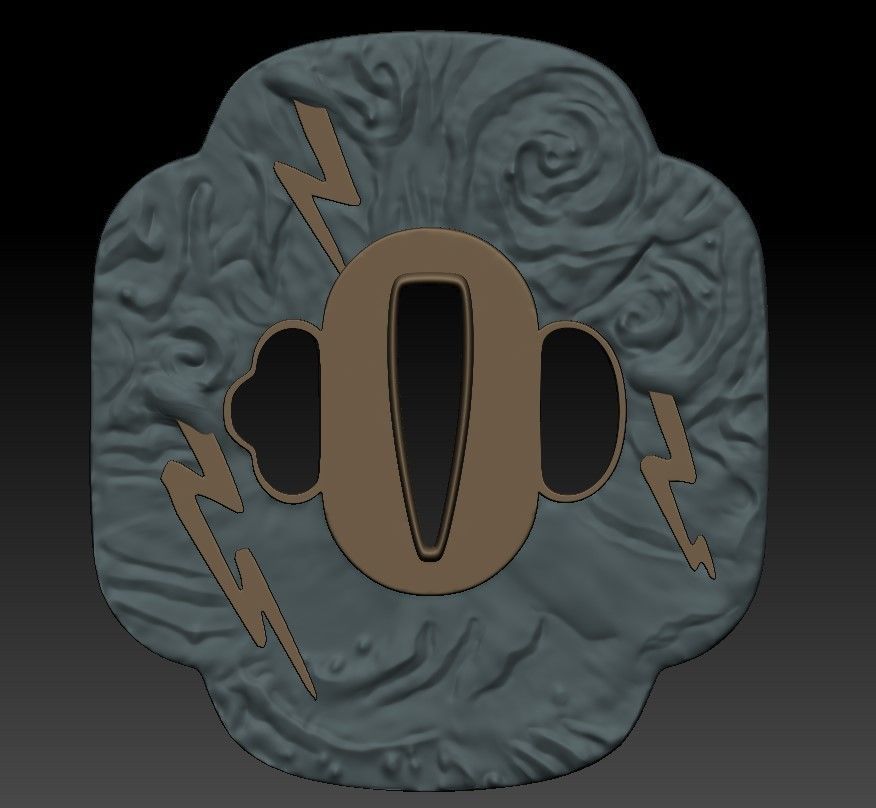 Tsuba ghost of tsushima fan art 3D model 3D printable | CGTrader