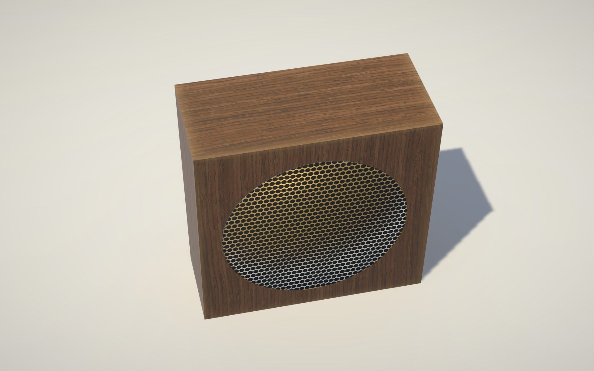 3D model Vintage Speaker Sound System VR / AR / low-poly | CGTrader