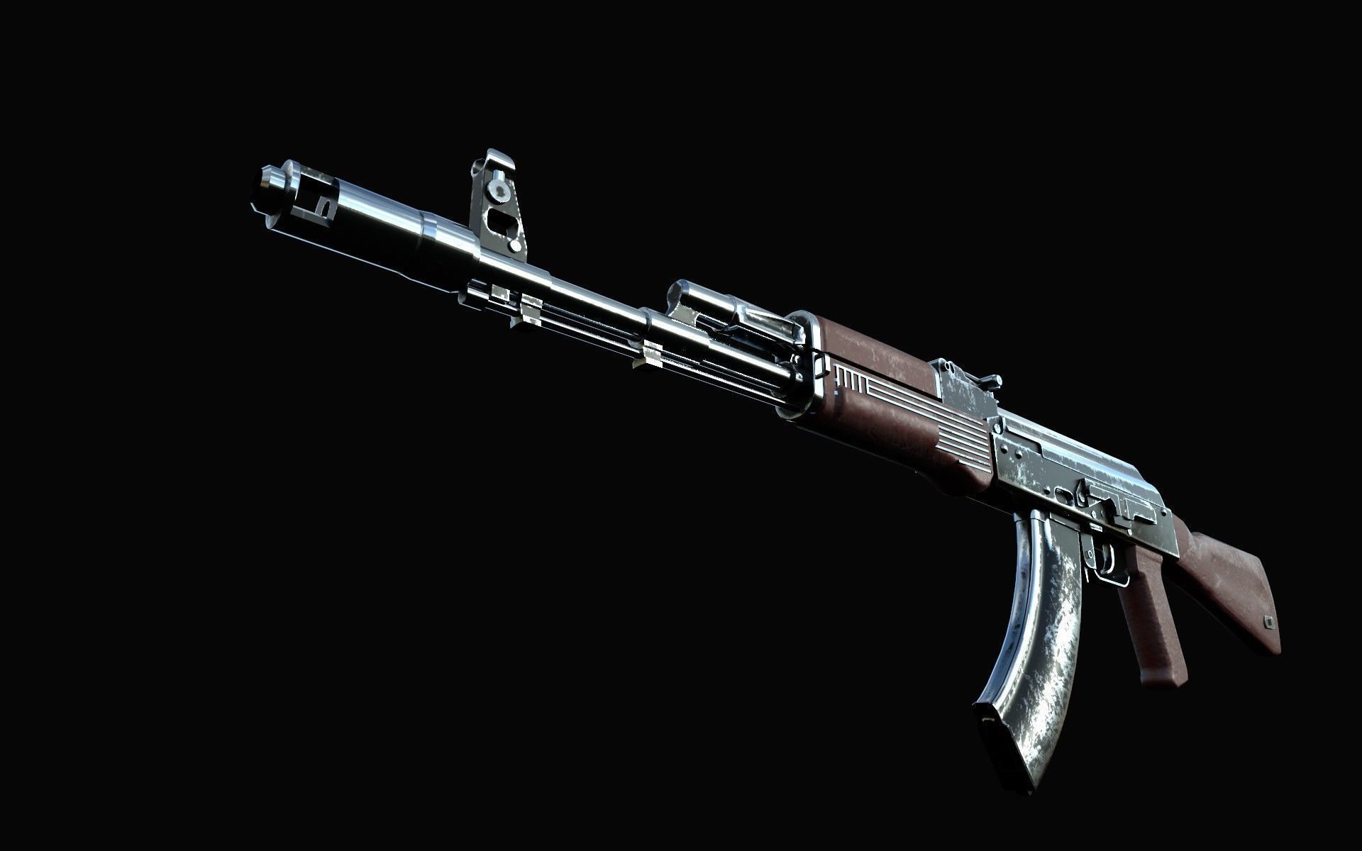 3D model AKM-103 ak - rifle VR / AR / low-poly | CGTrader