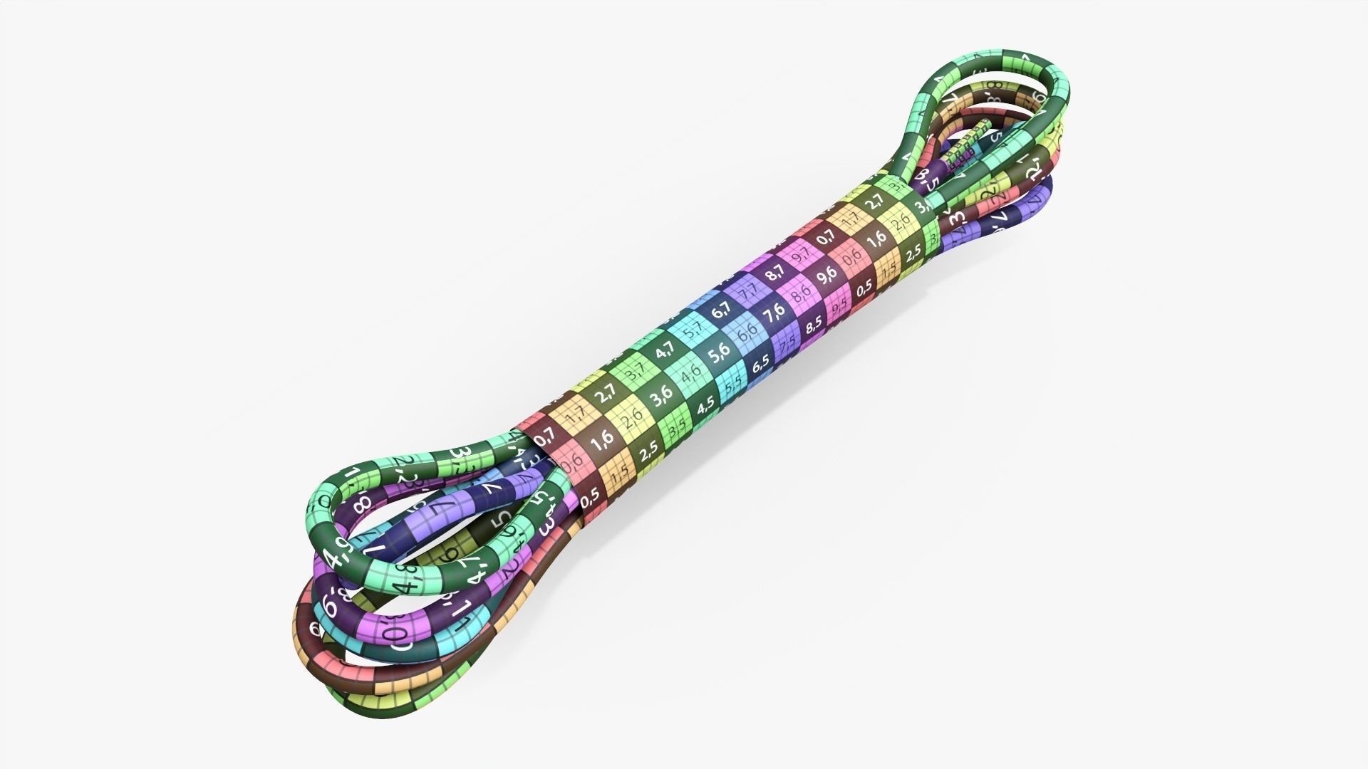 Formal round shoelaces bundle 02 3D model | CGTrader