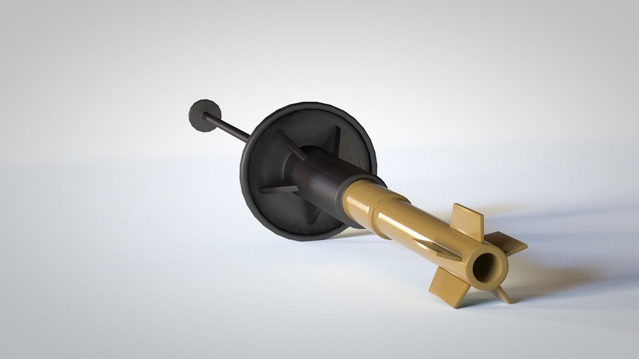 Simon Door Breach Rifle Grenade simple model free VR / AR / low-poly 3D ...