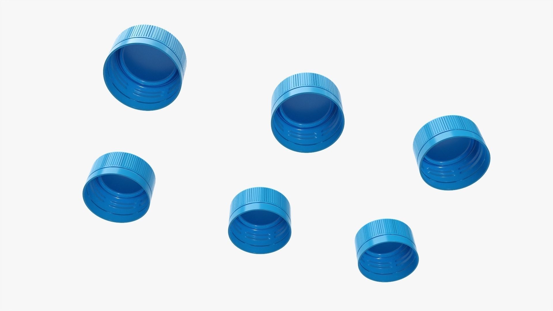 Wrapped water bottle six-pack 3D model | CGTrader