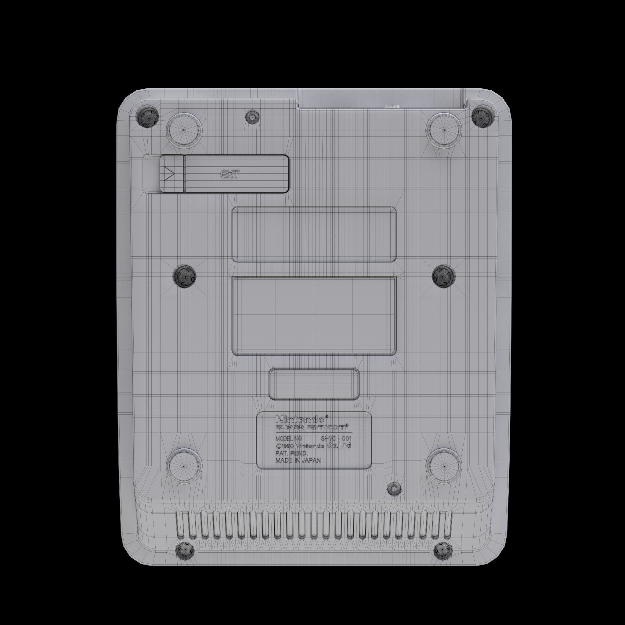 Super Nintendo Entertainment System 3D model | CGTrader