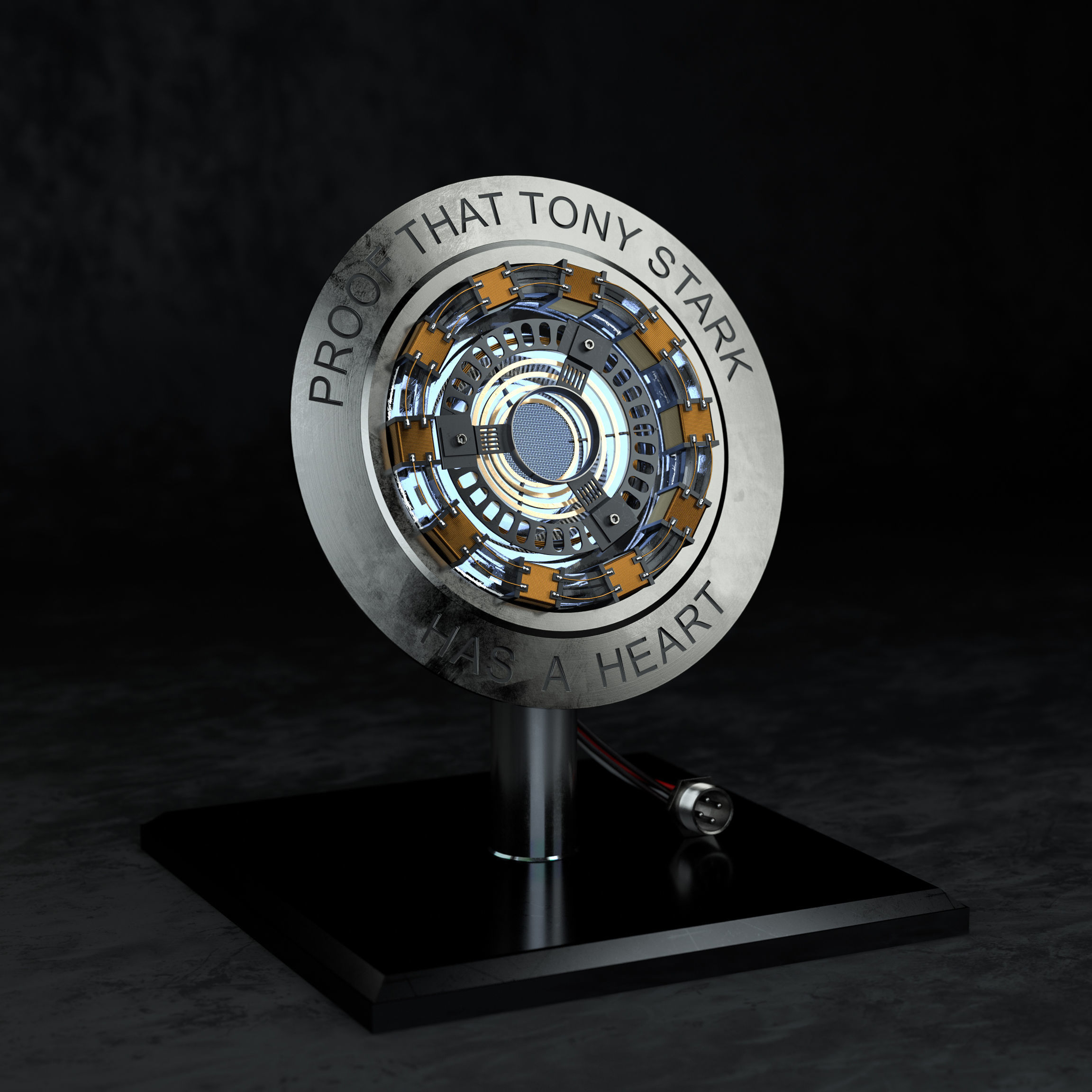 3D Arc Reactor MK1 model 3D model | CGTrader