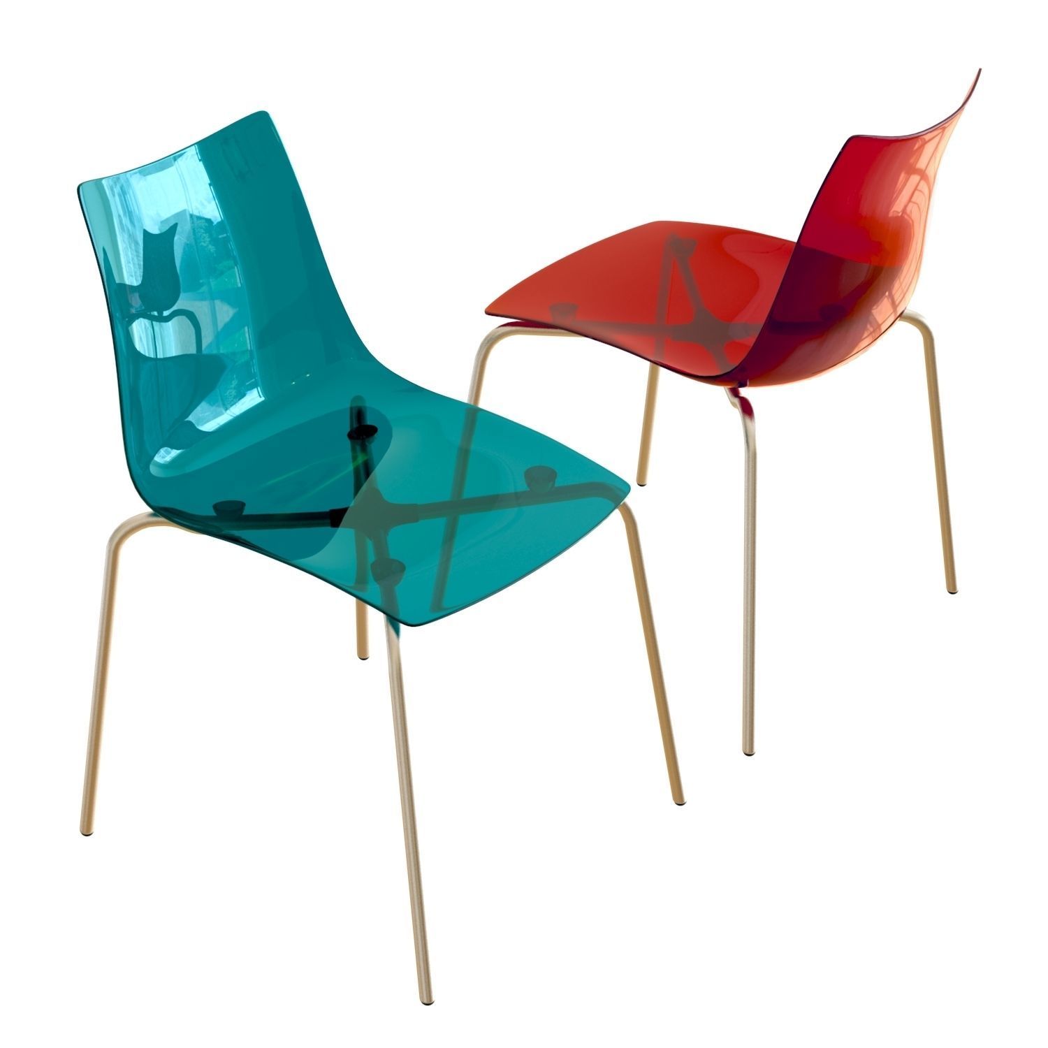 Scavolini Flash Dining Chair 3D model | CGTrader