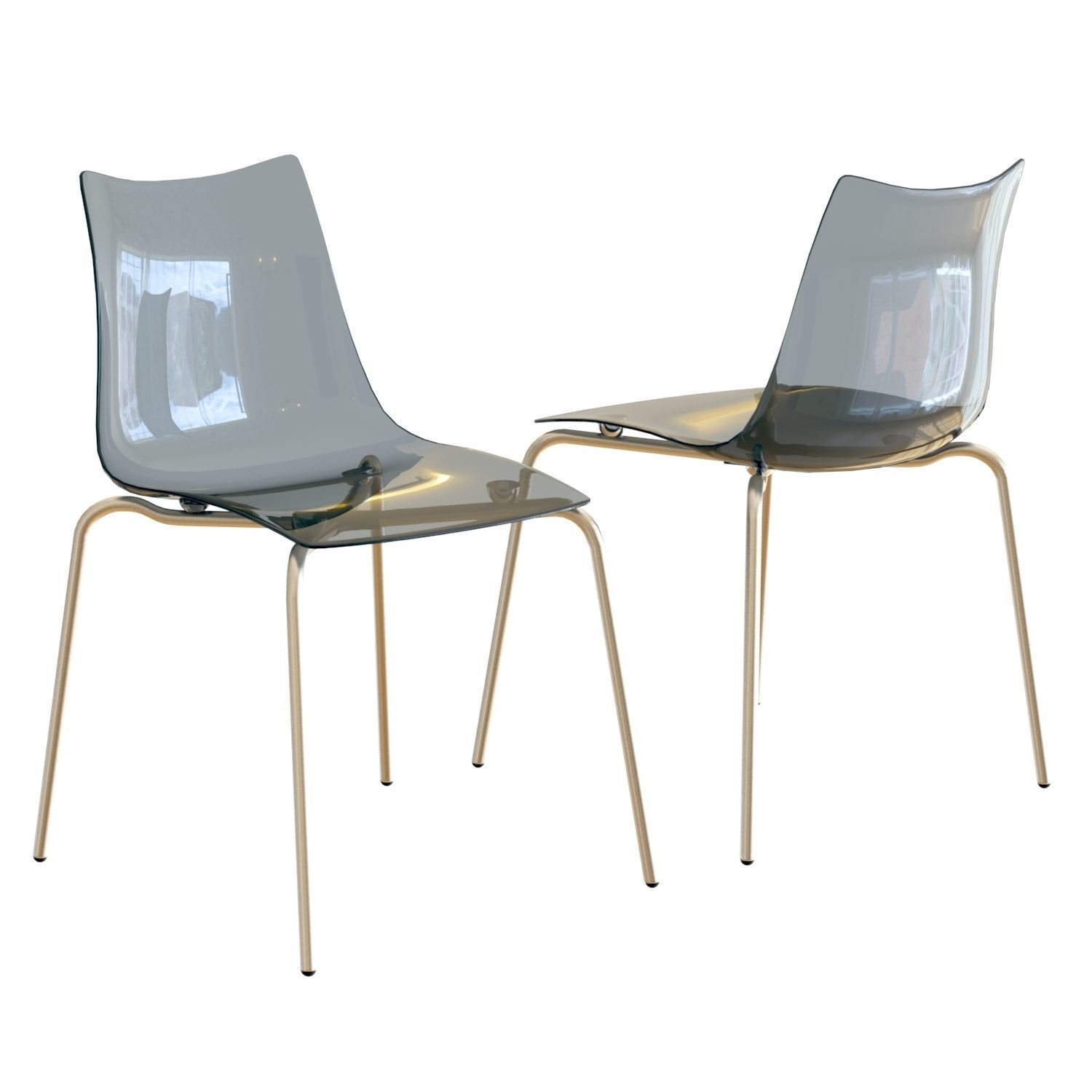 Scavolini Flash Dining Chair 3D model | CGTrader