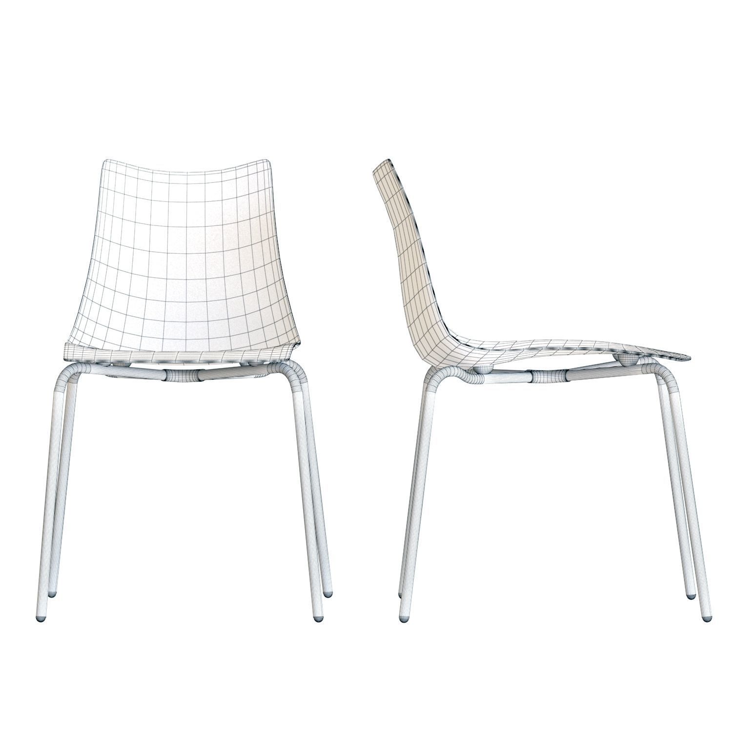 Scavolini Flash Dining Chair 3D model | CGTrader