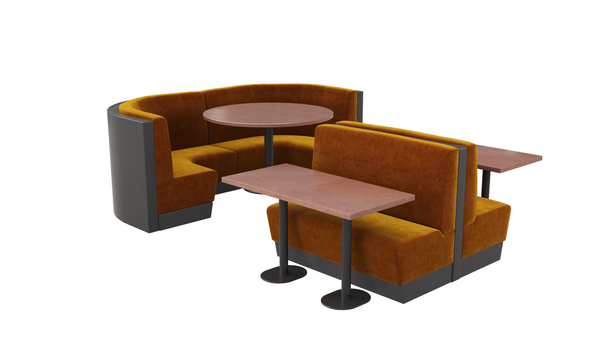 Bench Restaurant 3D model | CGTrader