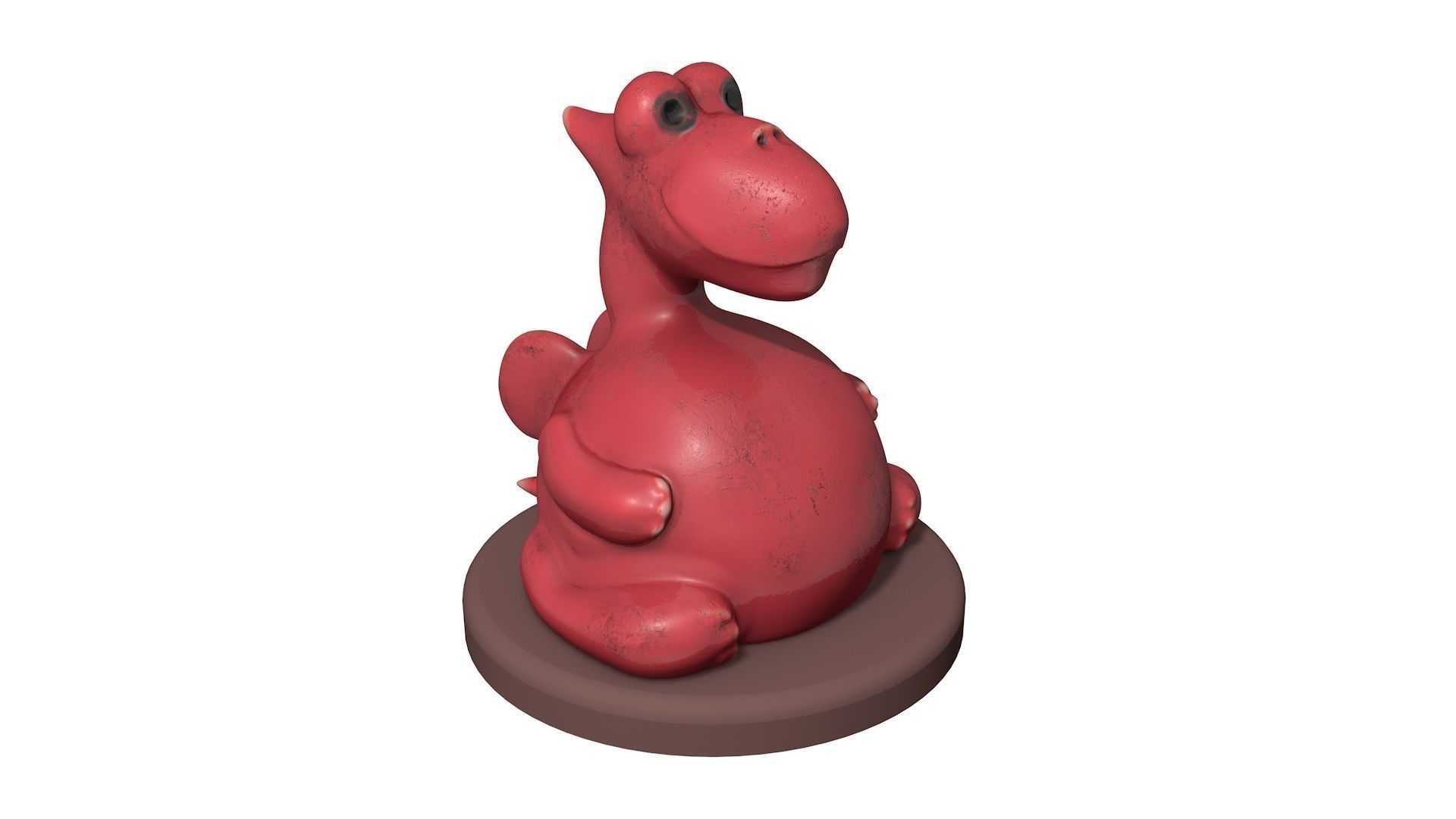 Little pink Draco 3D model | CGTrader