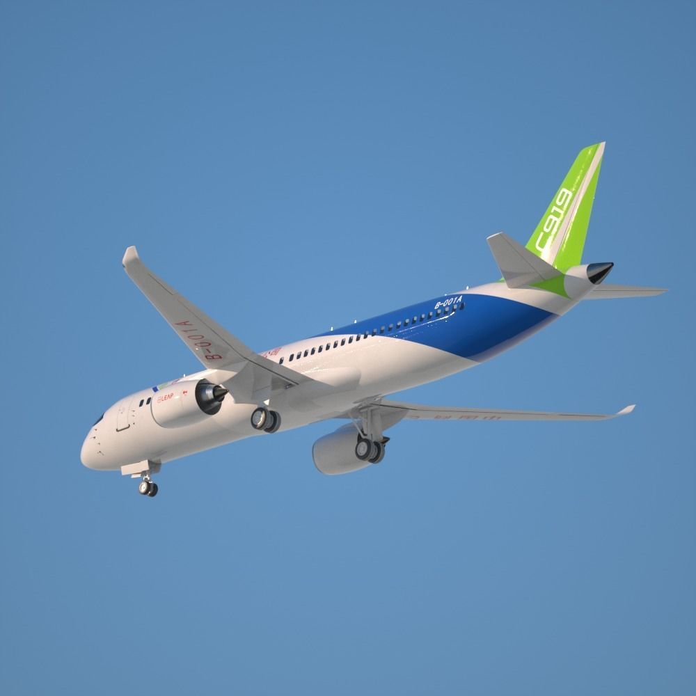 COMAC C919 3D model | CGTrader