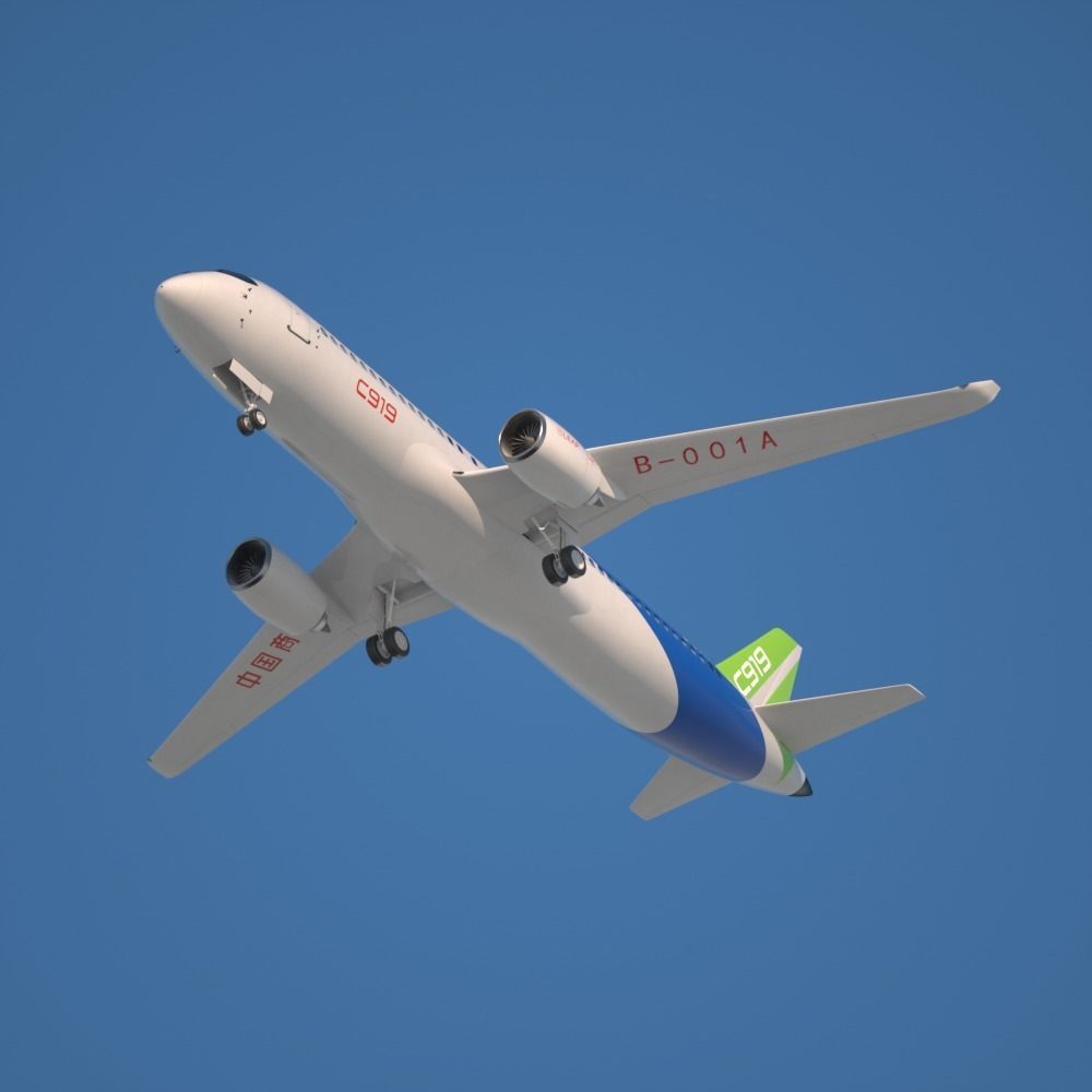 COMAC C919 3D model | CGTrader