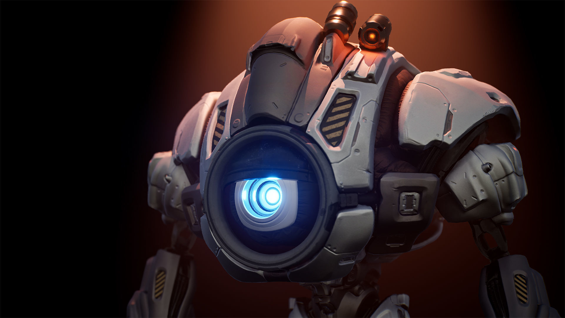 3D model Heavy Bot for Unreal Engine 4 VR / AR / low-poly rigged | CGTrader