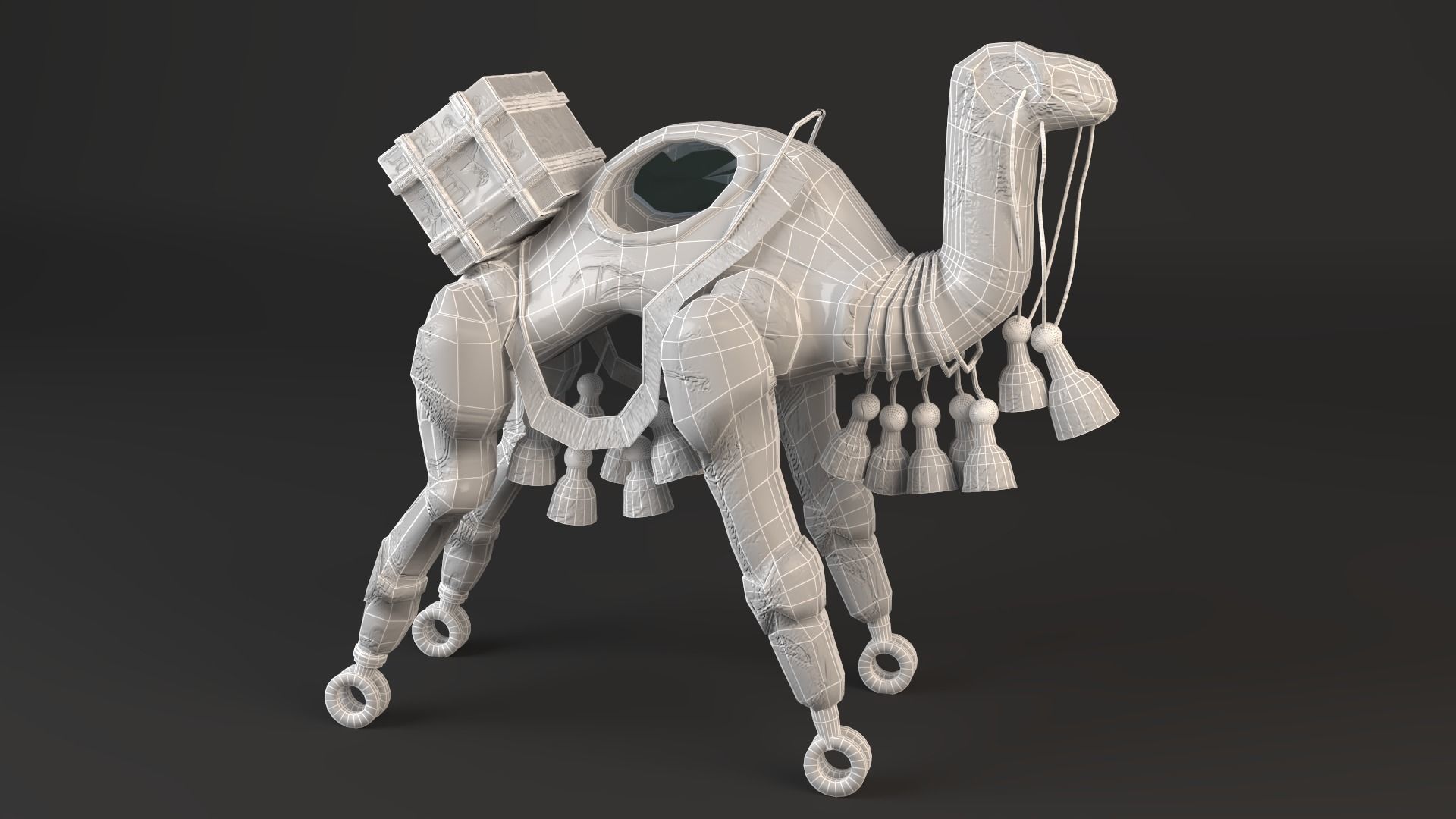 3D model Sci-Fi Robotic Camel 3D Model VR / AR / low-poly | CGTrader