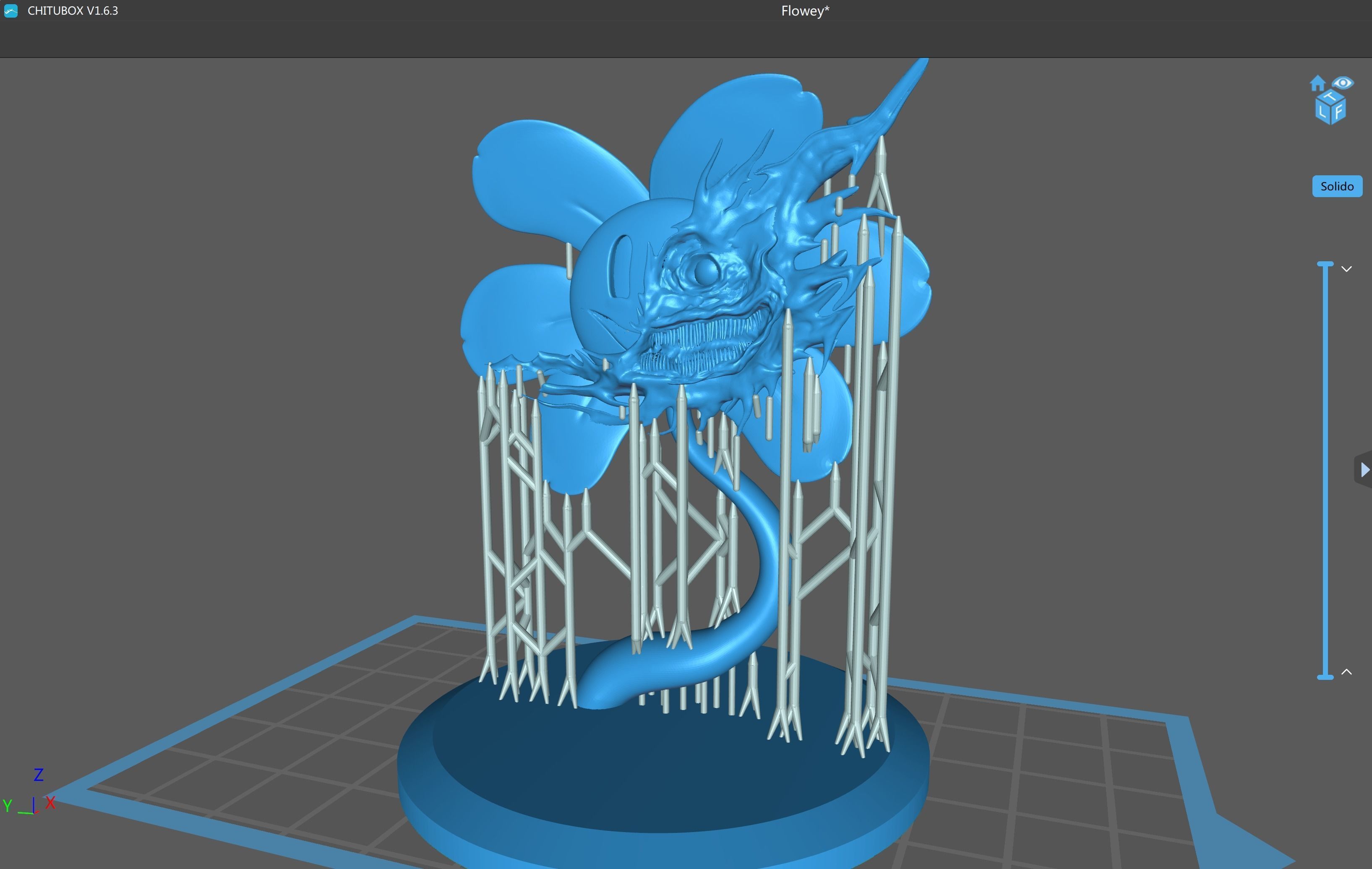 Undertale - Flowey 3D Model by 3dhomas 3D print model 3D model 3D ...