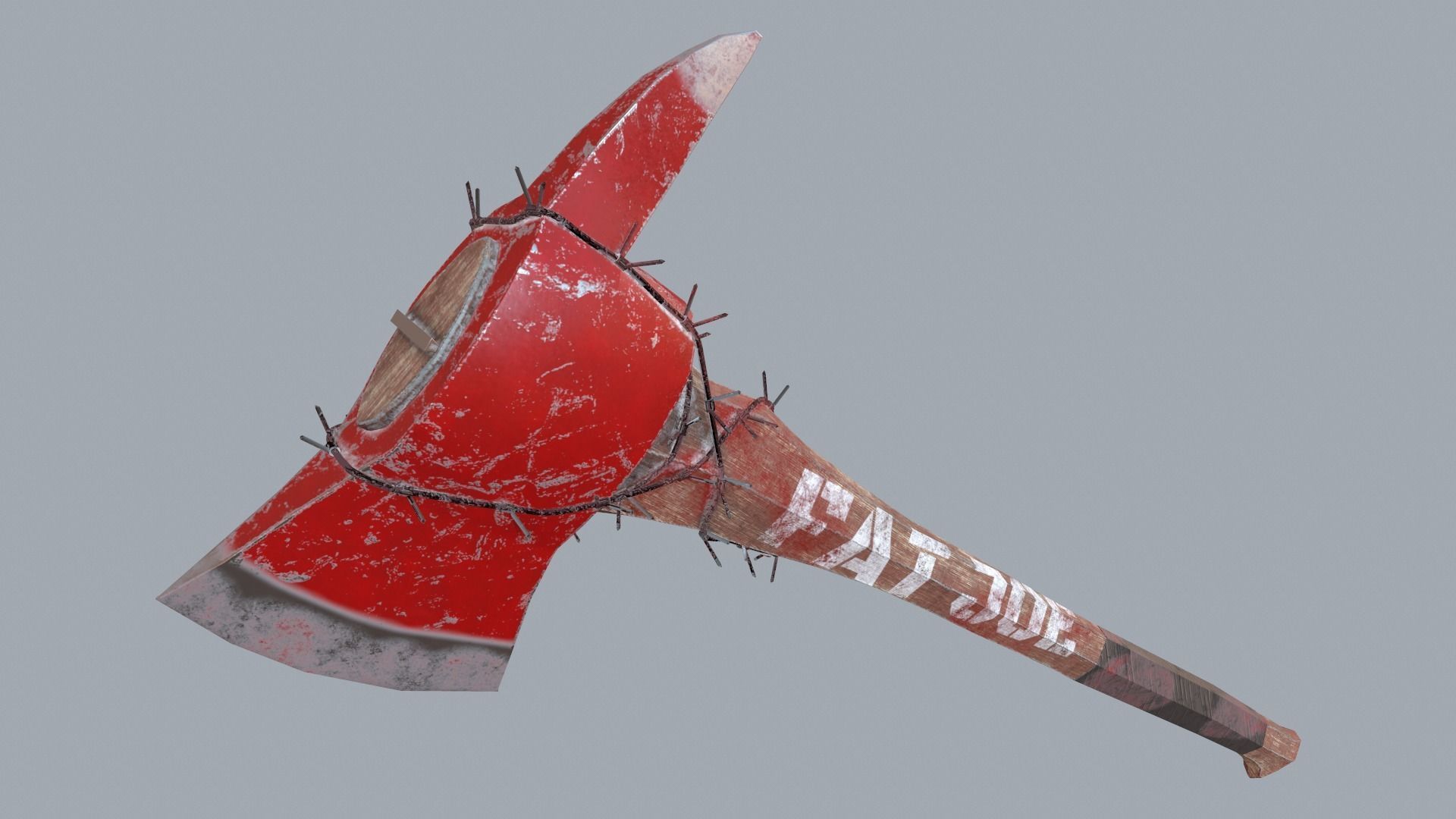 Fire Axe FatJoe free VR / AR / low-poly 3D model | CGTrader