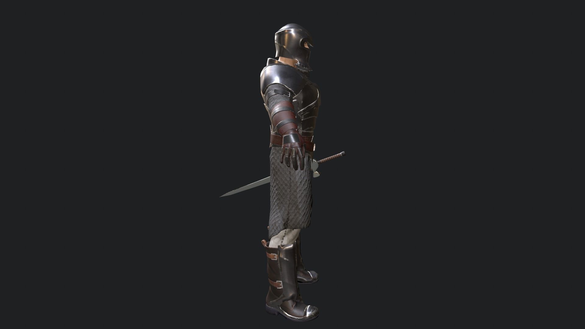 3D model Knight VR / AR / low-poly | CGTrader