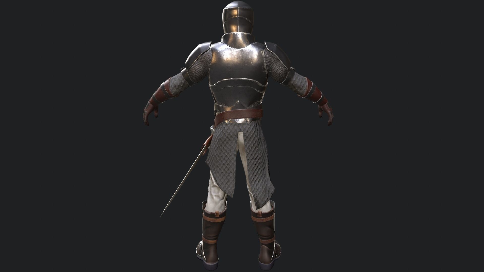 3D model Knight VR / AR / low-poly | CGTrader
