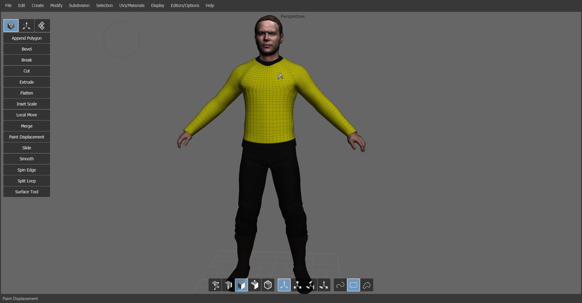STAR TREK KIRK 3D MODE free 3D model | CGTrader