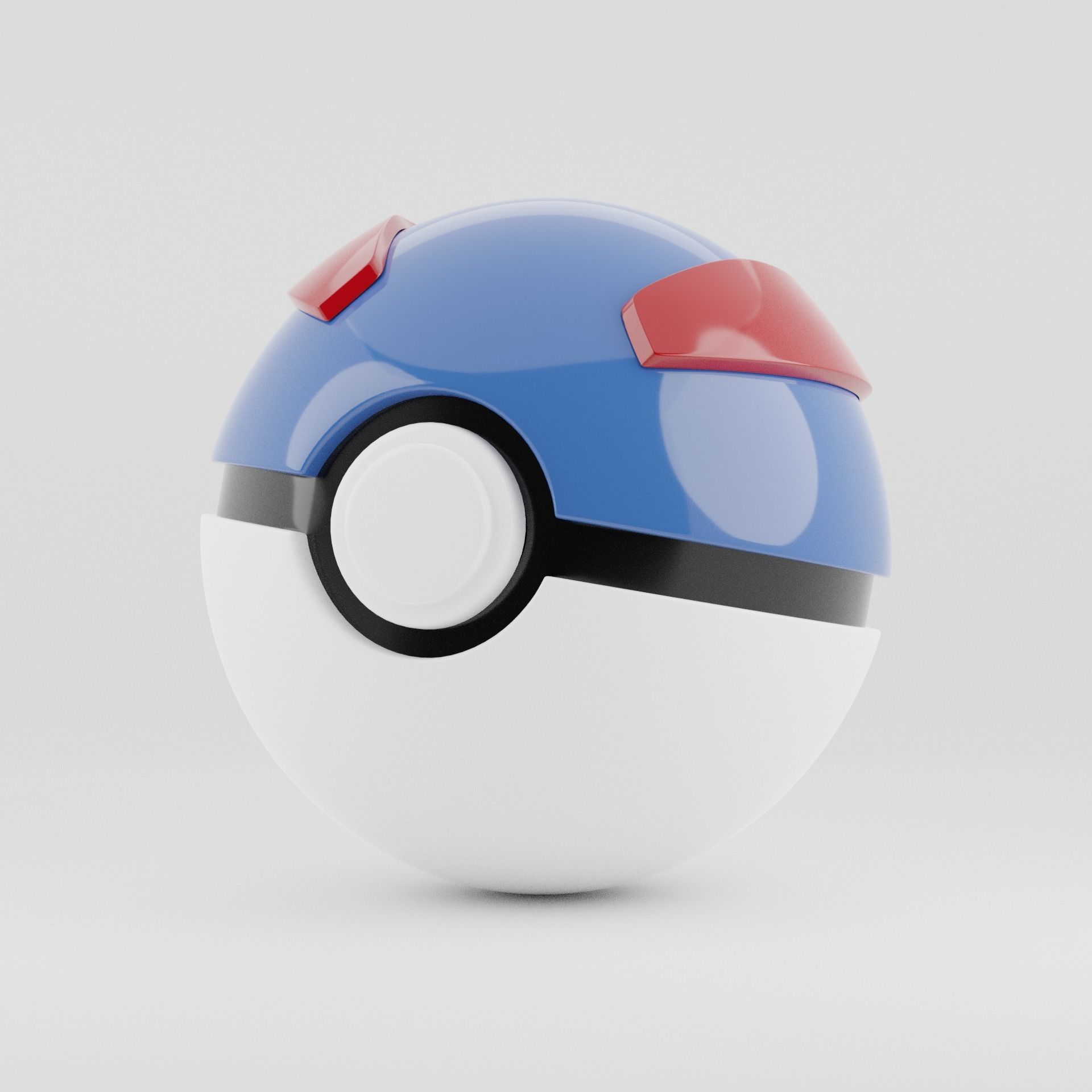 Classic Poke Balls free 3D model | CGTrader