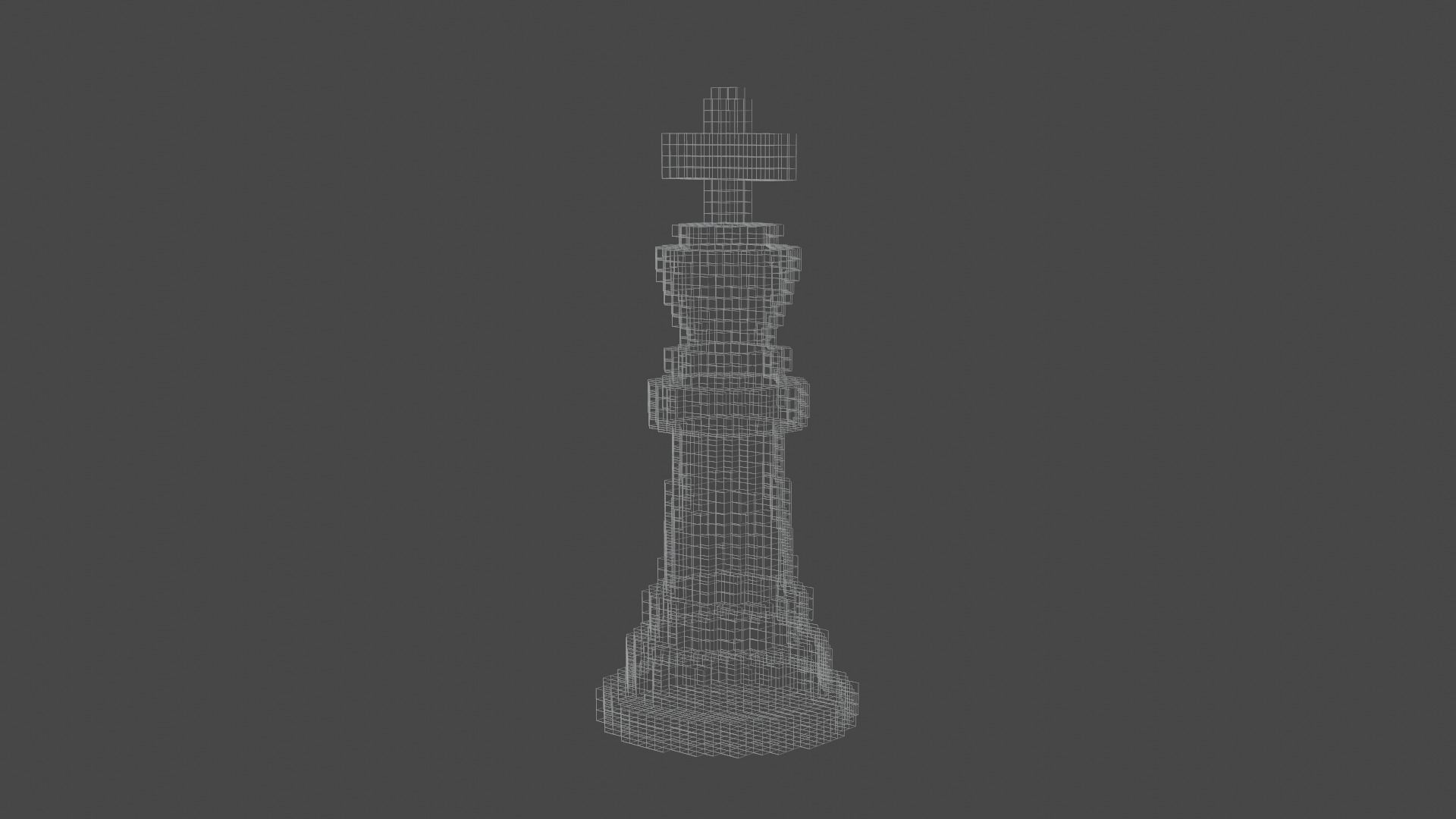 MINECRAFT inspired pixelated chess pieces 3D model 3D printable | CGTrader
